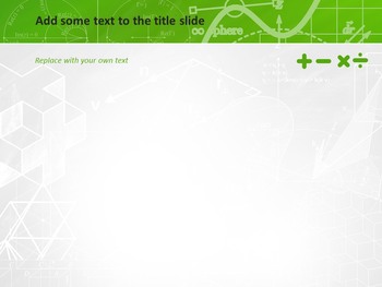 background design for math presentation