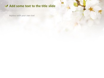 Google Slides Template Free Download - Flower Festival in Spring