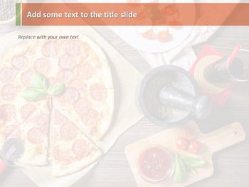 Oven PizzA - Free Professional Google Slides Templates