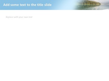 Blue River - Google Slides Template Free Download