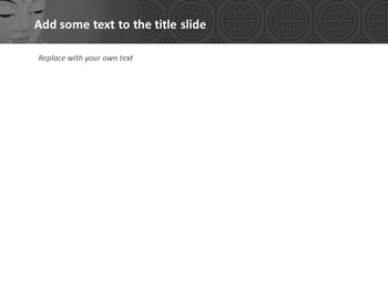 Free Google Slides Template - Statue of the Buddha