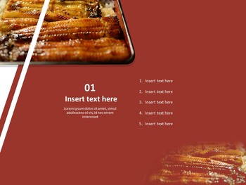 Grilled Eel - Free Google Slides Template
