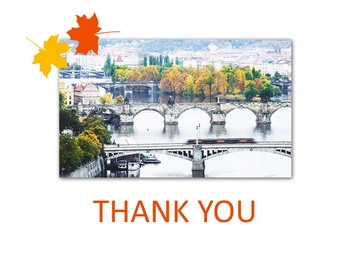 Landscape of City in Fall - Free Presentation Template