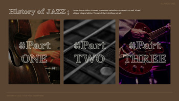 All about JAZZ PowerPoint Presentations Samples