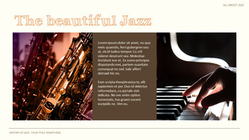All about JAZZ PowerPoint Presentations Samples