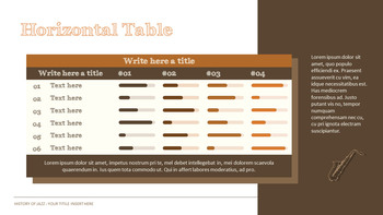 All about JAZZ PowerPoint Presentations Samples