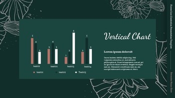 Flower line illustration Easy Slides Design