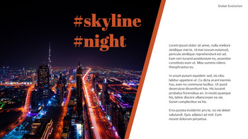 Dubai Evolution PPT Background Images