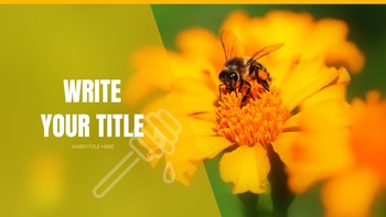 Honeybee Creative Google Slides|Nature