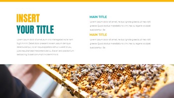 Honeybee Creative Google Slides|Nature