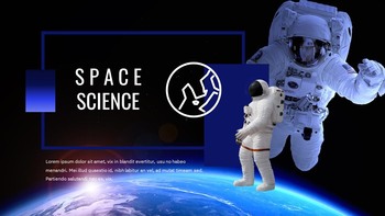 Space Science Simple Google Templates