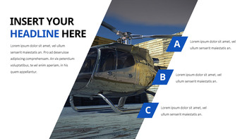Helicopter PowerPoint Layout