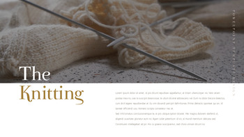 Knitting PPT Backgrounds