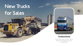 List of Trucks PPT Backgrounds