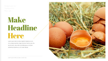 PoultryFarm Simple PowerPoint Templates