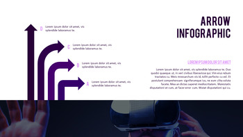 Virtual Reality (VR) Simple PowerPoint Template Design