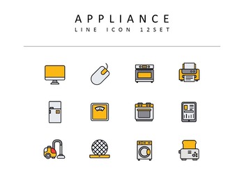 Appliance Icons|Diagram