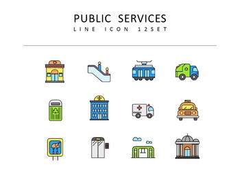 Public Services Icon Resources for Designers