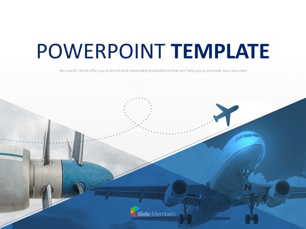 Free Airplane Wing Powerpoint Template Free Powerpoint