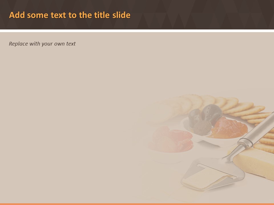 Cheese Canap - Free Template Design
