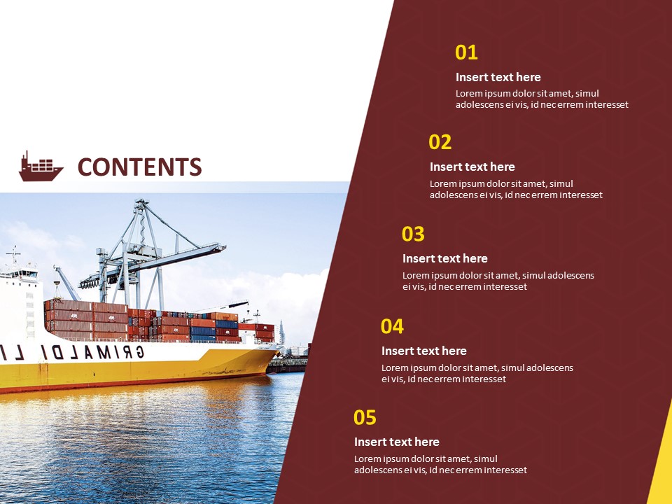 Free Powerpoint Sample - A Loaded Ship
