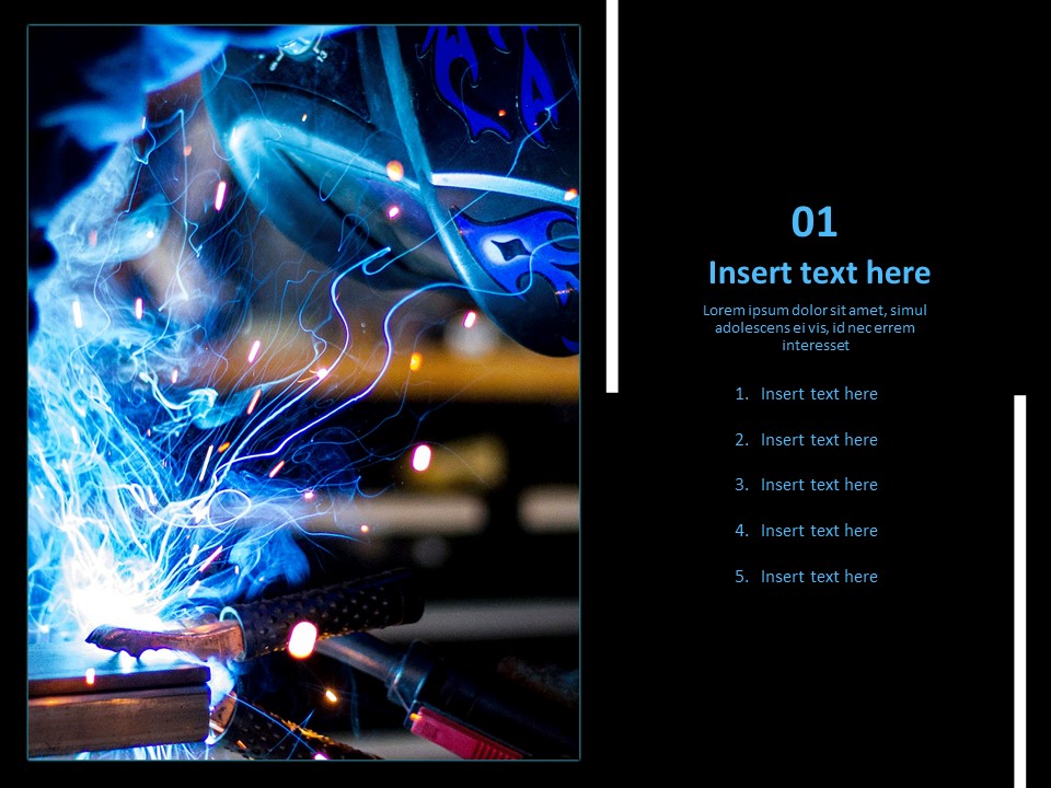 Free Powerpoint Sample - A Welder