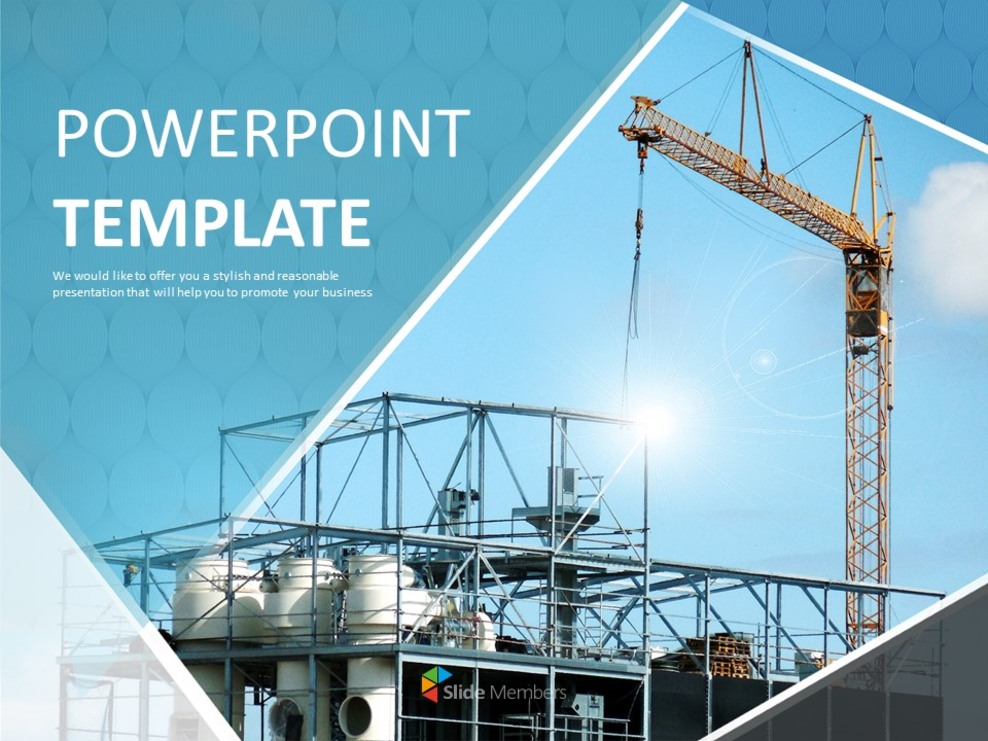 Free Powerpoint Sample - Architecture Construction