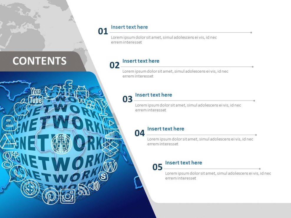Free Powerpoint Sample - Networks
