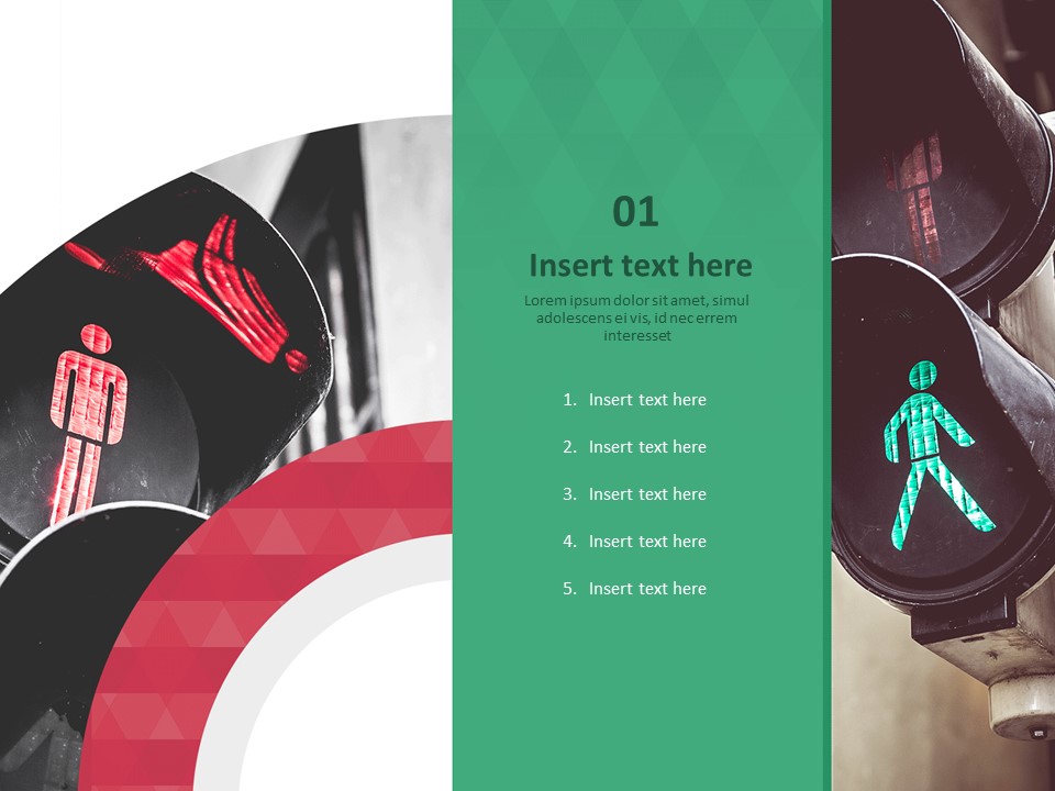 Plantilla De Powerpoint De Semáforo