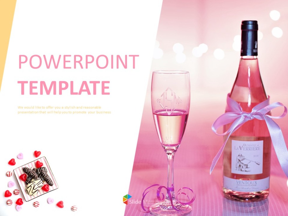 Powerpoint Templates Champagne
