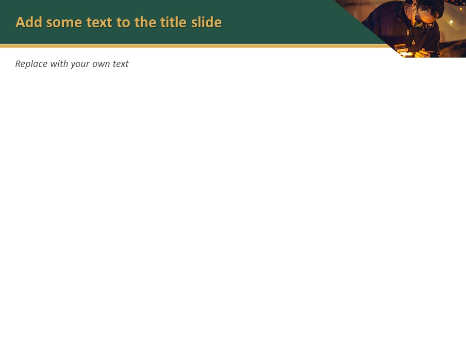 Free Ppt Template Glass Craftsmen