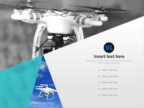 Sky and Drones - Free Design Template