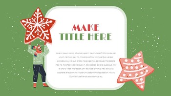 Happy Christmas Easy Google Slides Template