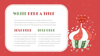 Happy Christmas Easy Google Slides Template