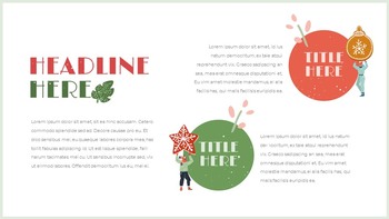 Happy Christmas Easy Google Slides Template