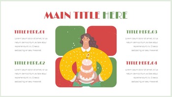 Happy Christmas Easy Google Slides Template