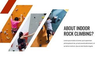 Motivated rock-climber Google Slides Themes