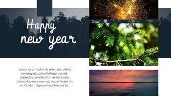 New Year Simple Google Templates