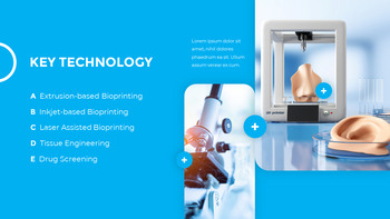 3D Bioprinting Modern PPT Templates