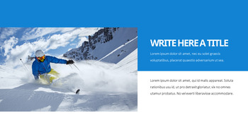 Winter Sports Easy Presentation Template
