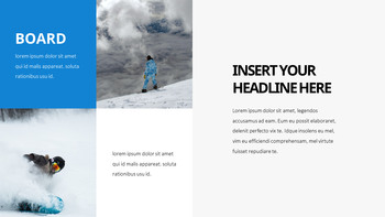 Winter Sports Easy Presentation Template