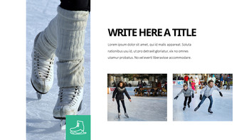Winter Sports Easy Presentation Template