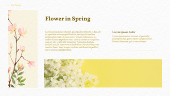 Four Seasons Watercolor Design Best Presentation Design