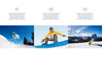 Snowboard & Ski PPT Theme