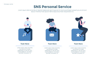 Social Network Communication Modern PPT Templates