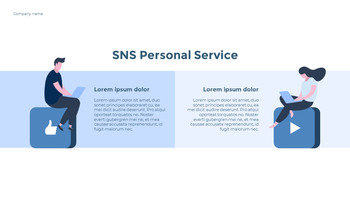 Social Network Communication Modern PPT Templates