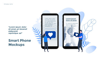 Social Network Communication Modern PPT Templates