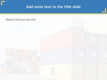 container transport - Free Presentation Templates