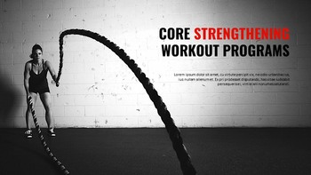 Physical Fitness Simple Google Slides Templates