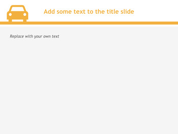 traffic jam - Free Presentation Template